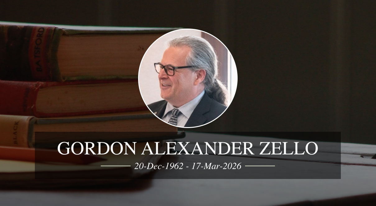 Remembering Dr. Gordon Alexander Zello - College of Pharmacy and ...
